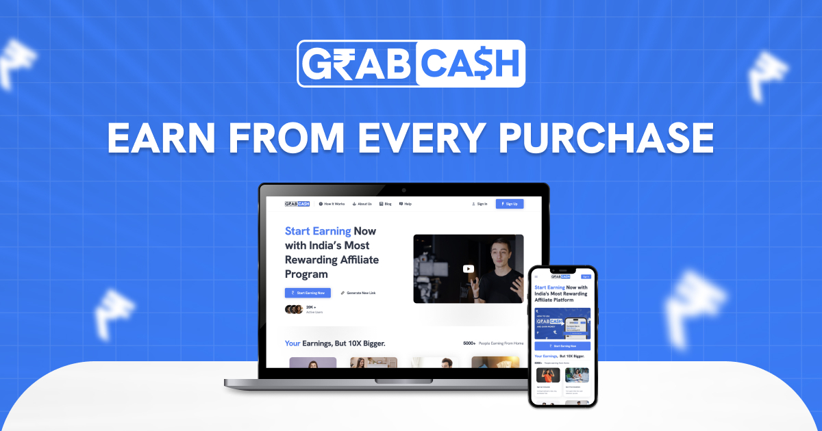 GrabCash: Earn Money Online by Sharing Deals